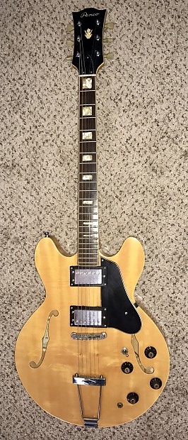 Vintage 1970'a penco Es 335 style hollow body electric guitar | Reverb