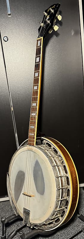 Gibson TB-150 "Bowtie" Tenor Banjo 1950s - Walnut Stained | Reverb