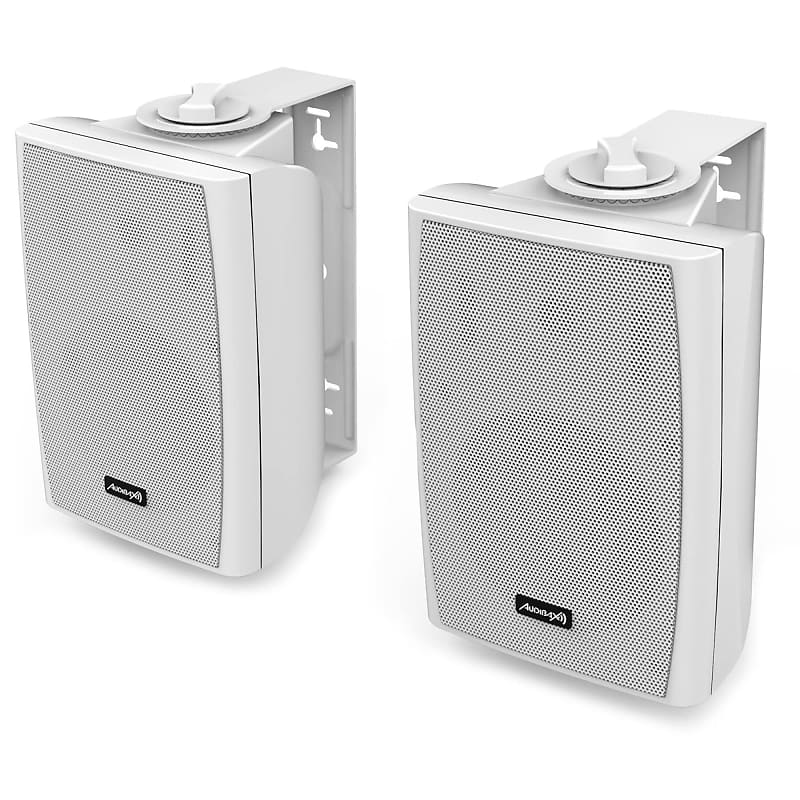 Audibax Elipse 4" HiFi 2Way Wall Bracket Speakers, 30W Power, | Reverb