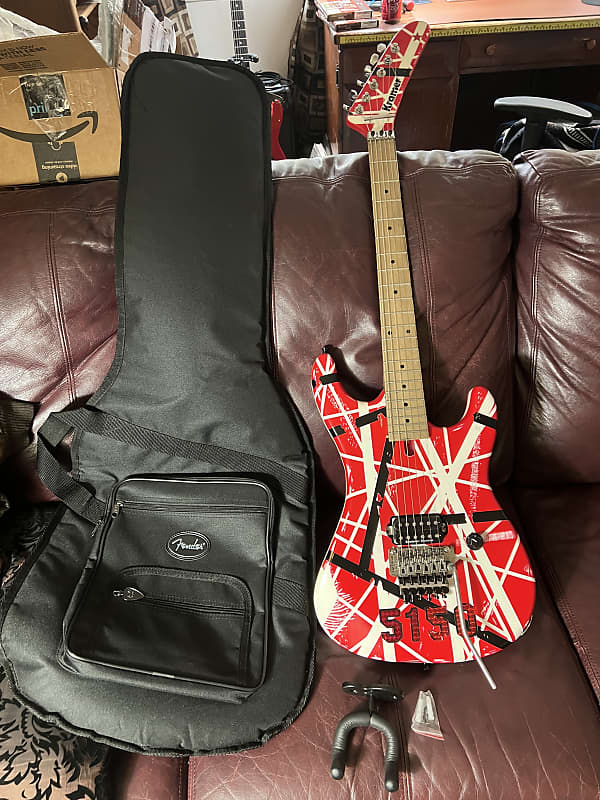 Vintage Kramer Guitar with Custom Paint job after EVH 5150 | Reverb