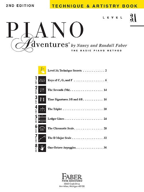 Level 3A Technique Artistry Book 2Nd Edition Piano | Reverb