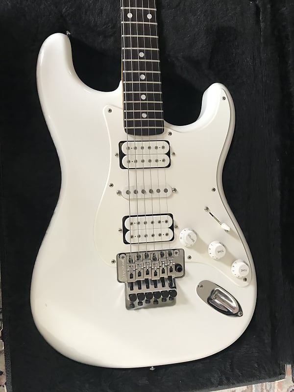 ESP Dave Murray Custom Strat 1988 - White | Reverb Australia
