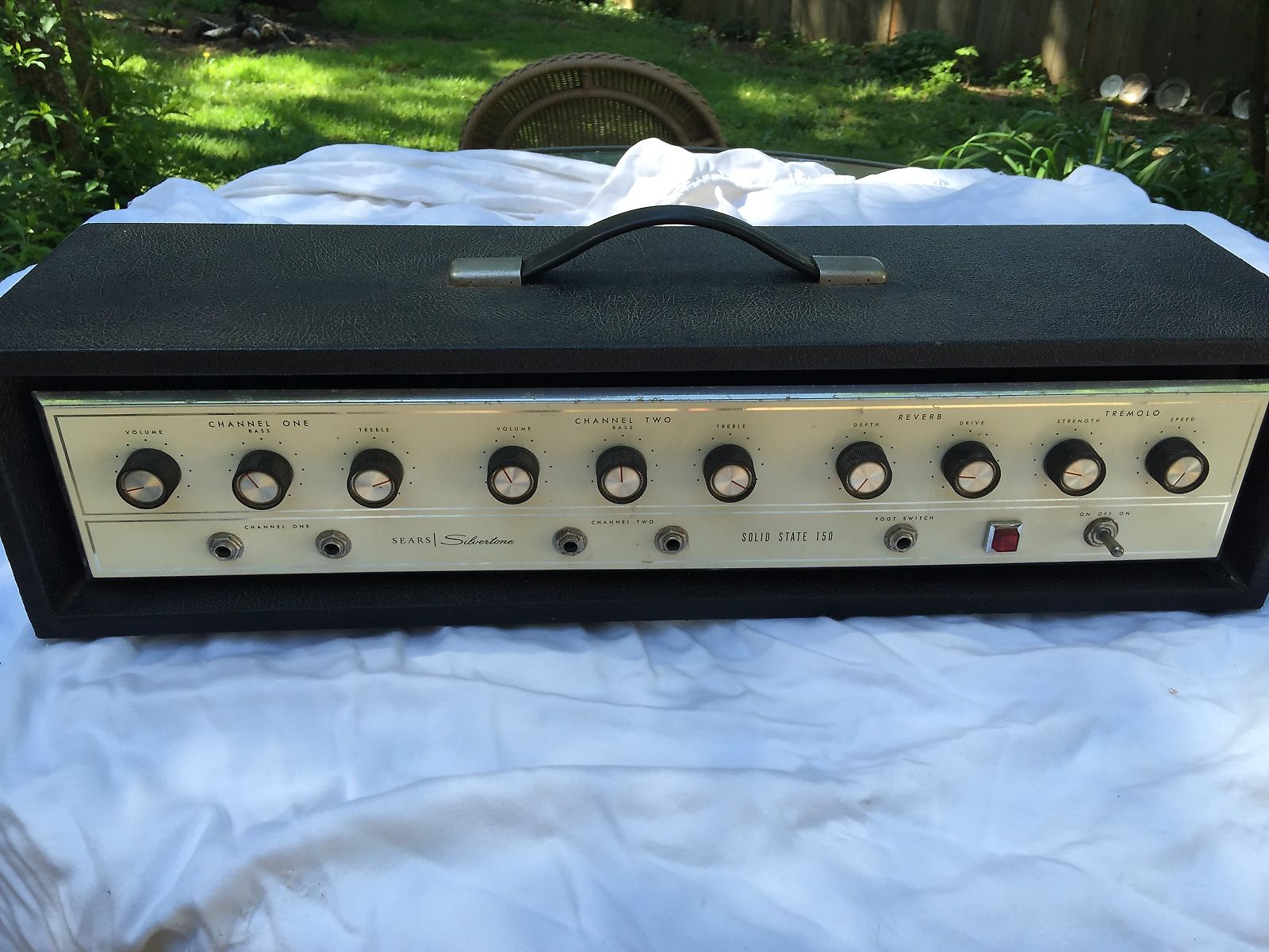 Silvertone Model 1465 Solid State 150 Guitar Head | Reverb Australia