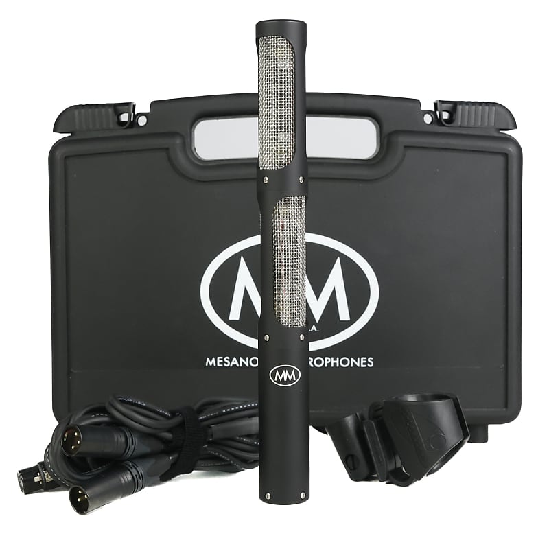 Mesanovic Model 2S Passive Stereo Ribbon Microphone - Black | Reverb