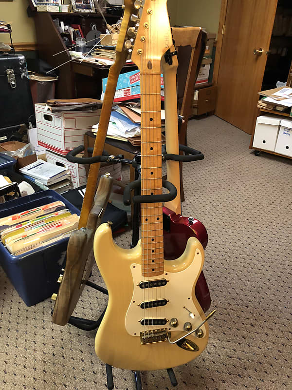1985 Pale Yellow Schecter Mercury | Reverb