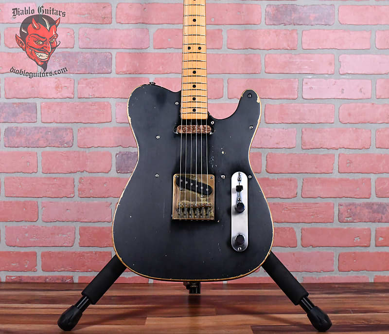 Fender Vintage Telecaster with Maple Fretboard Diablo Rat Rod | Reverb