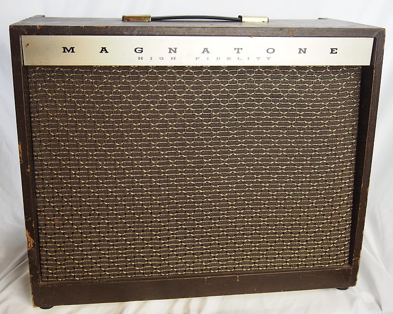 Magnatone Custom 413 great vibrato, fully serviced, unique | Reverb