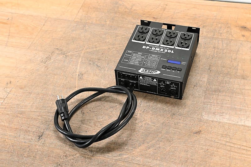 Elation DP-DMX20L 4-Channel DMX Dimmer/Switch Pack CG01AQF | Reverb