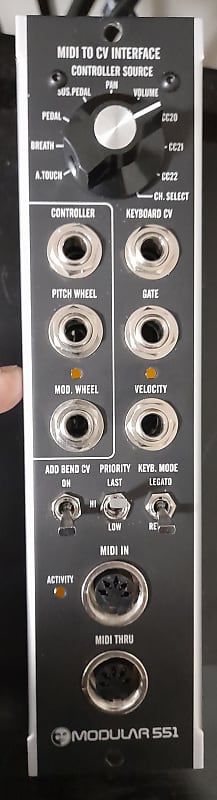 Moon Modular Midi To CV Interface Module, Moon Modular 551 | Reverb