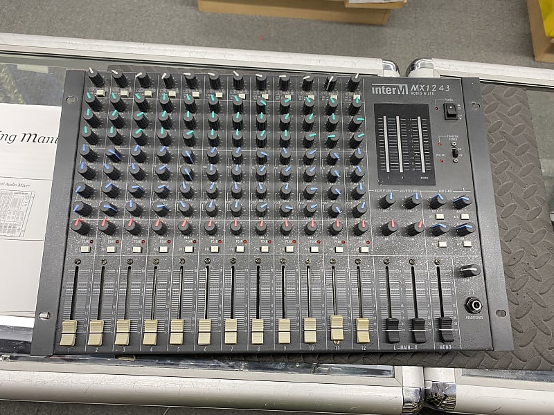 Inter-M MX-1243 12 Channel Rack Mount Mixer | Reverb