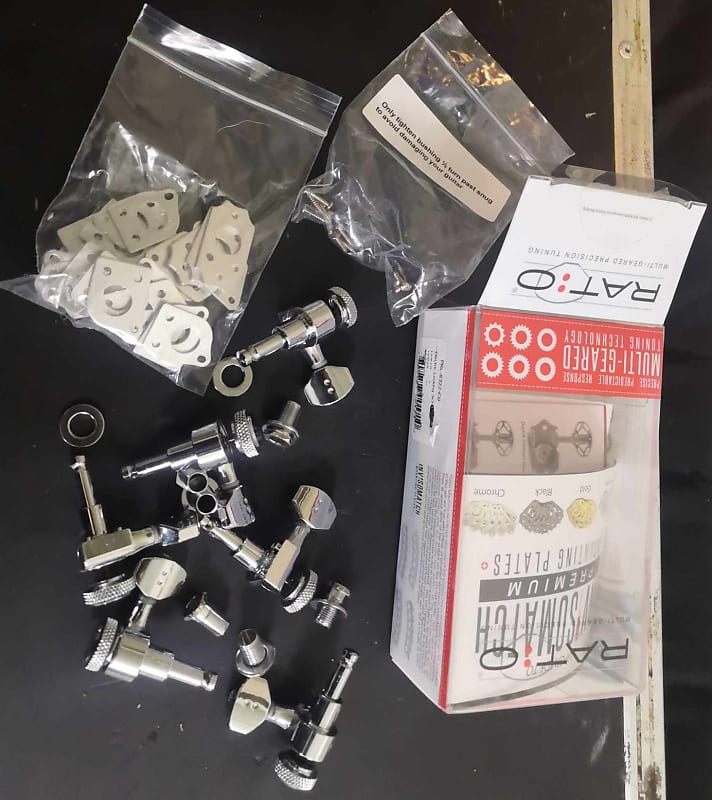 Graph Tech RATIO PRL-8721-C0 Locking Tuners L6 in line 2023 - | Reverb