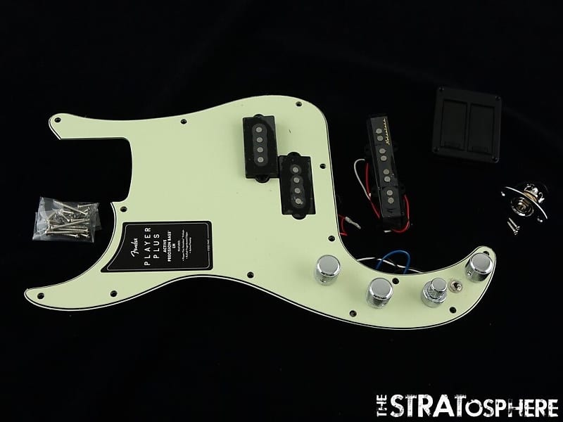 LEFTY Fender Player Plus Active P Bass LOADED PICKGUARD | Reverb