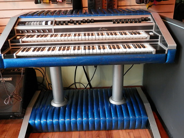 Kustom Kombo II Organ 1970's Blue Metal Flake | Reverb