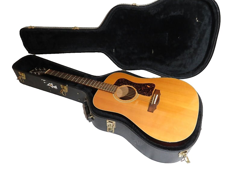 Guild D25 NT Full Bodied Acoustic Guitar & Case | Reverb