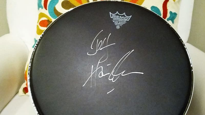 12" Remo Drumhead - Signed by Jazz Drummer, Jeff Hamilton! | Reverb