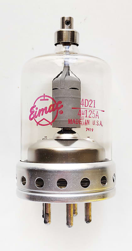 EIMAC 4-125A -RMA 4D21 Radial Beam Power Tetrode | Reverb Australia