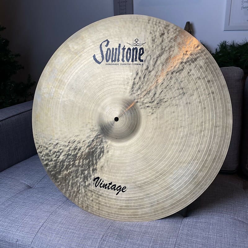 26” Soultone Vintage Ride Cymbal - Medium Thin 3983g | Reverb