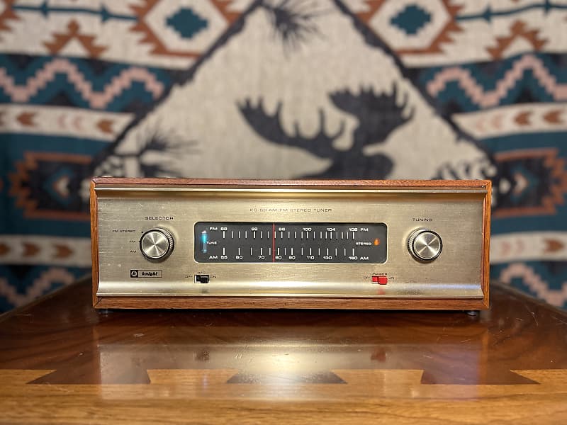 Fully Restored Knight KG-50 All Tube Tuner AM/FM/Stereo MPX | Reverb