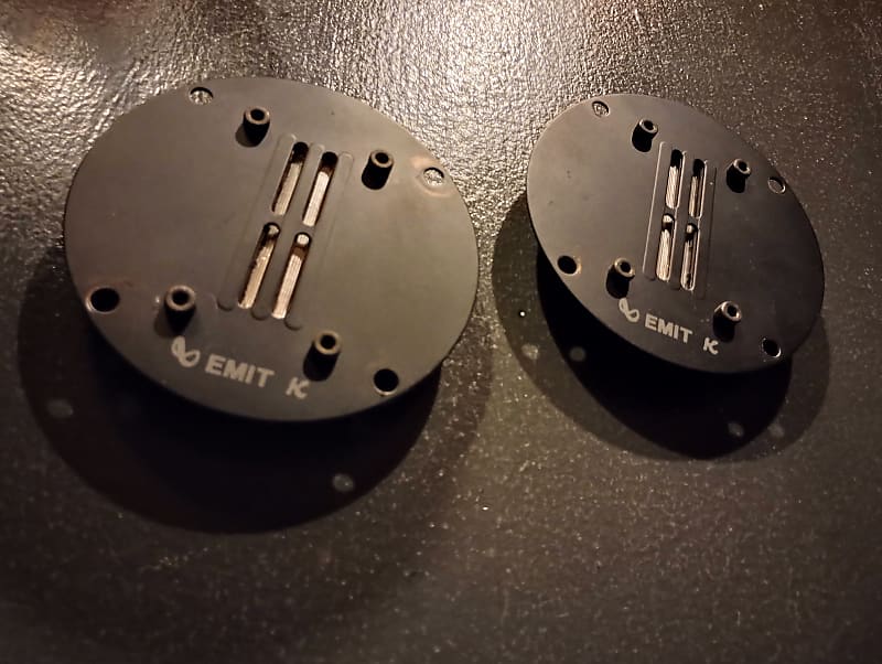 Infinity Emit K 7 Kappa pair of tweeters! 1987 - Black | Reverb