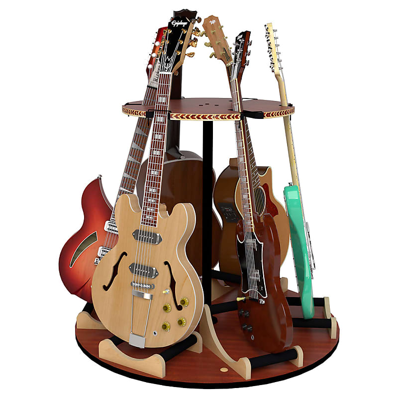 A&S Crafted Products Carousel Six instrument Rotating Stand | Reverb