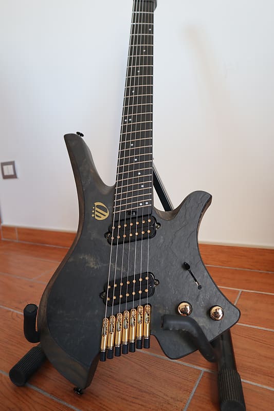 Overload Custom Guitars Themis 7 headless MINT | Reverb UK