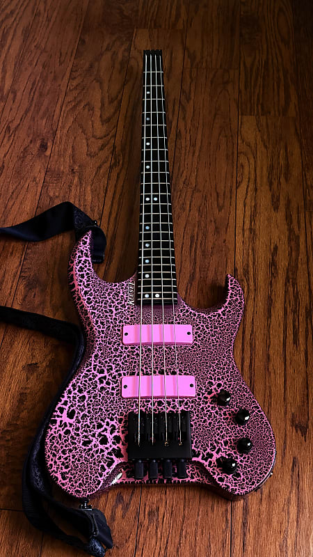 Rare Light Pink Crackle Kiesel Vader VB4 – 30″ Scale, Radium | Reverb