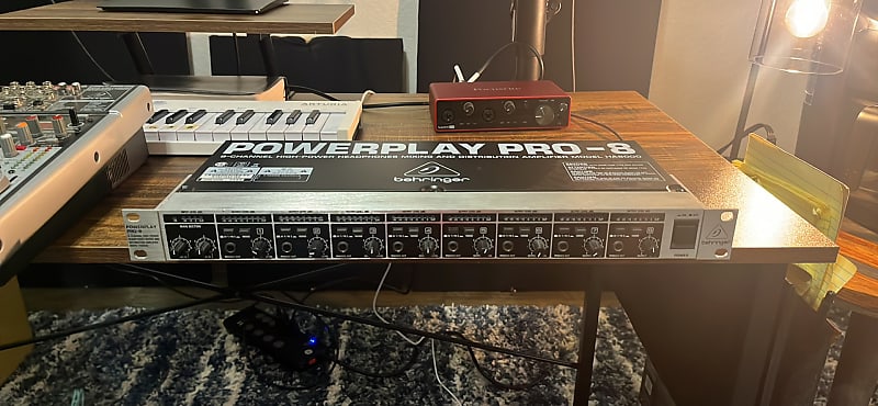 Behringer Powerplay Pro-8 Channel Headphone Amplifier | Reverb