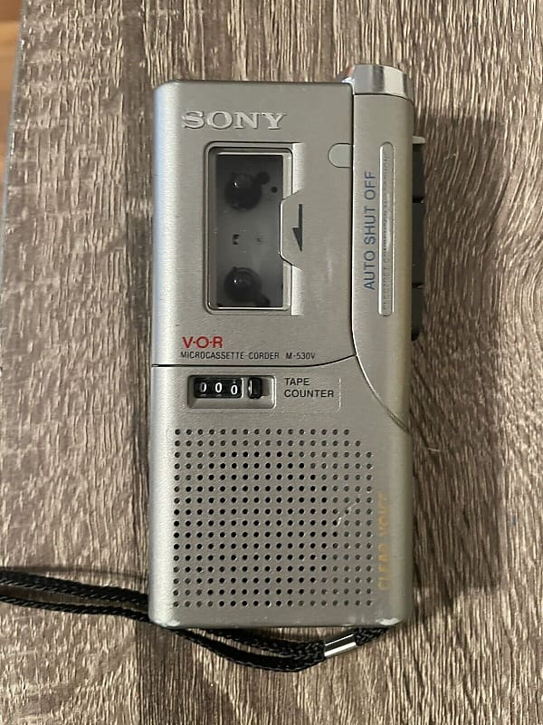 Sony M-530V V-O-R Microcassette-Corder Handheld Voice | Reverb