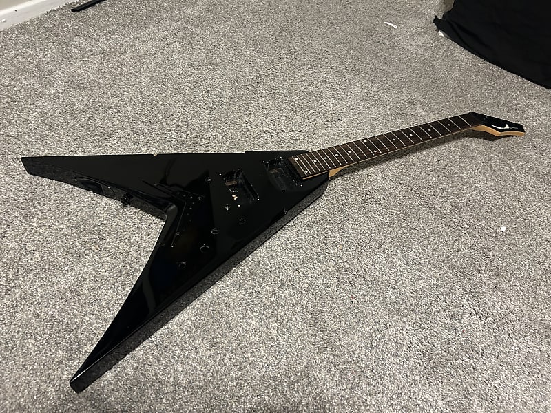 Dean Dave Mustaine Flying V project 2000s - Black | Reverb