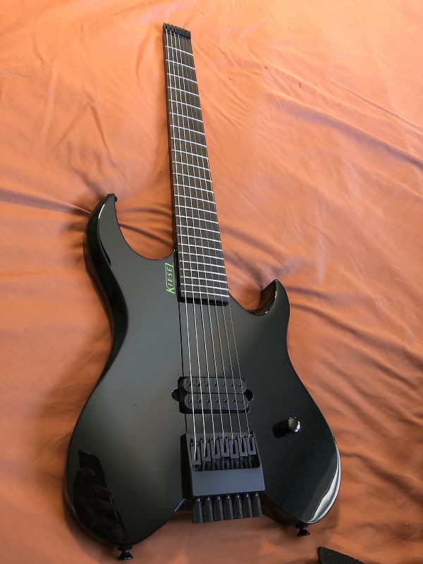 Kiesel Vader 7 String Guitar Black Magic Metallic | Reverb