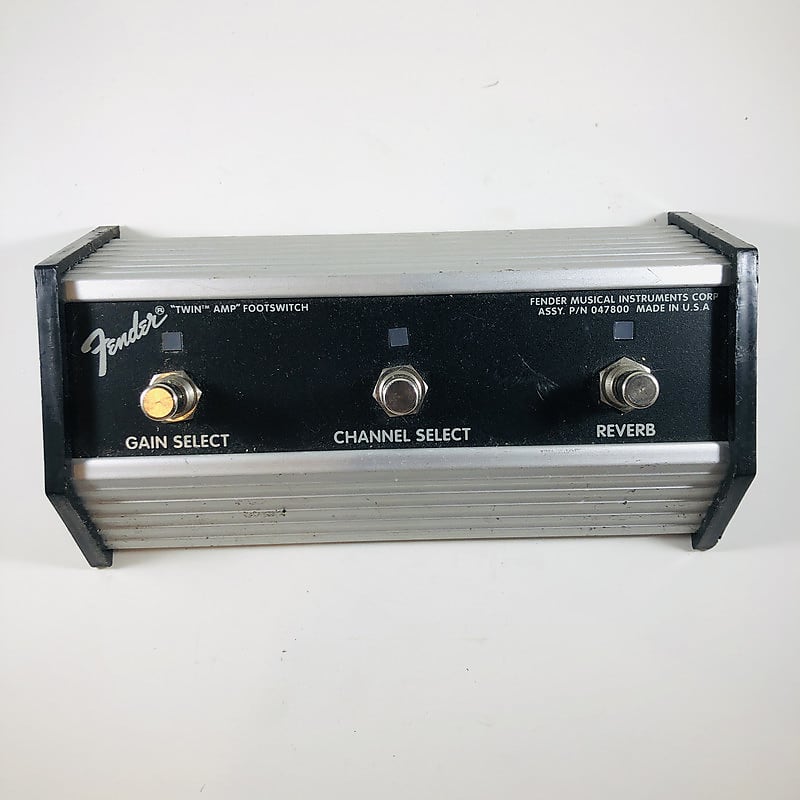 Fender 3-Button Channel Gain Reverb Footswitch Regular | Reverb