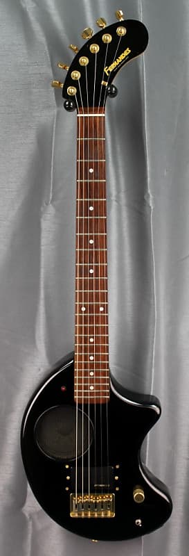 Fernandes Mini Guitare ZO-3 Elephant 2000s - Black Gold - | Reverb