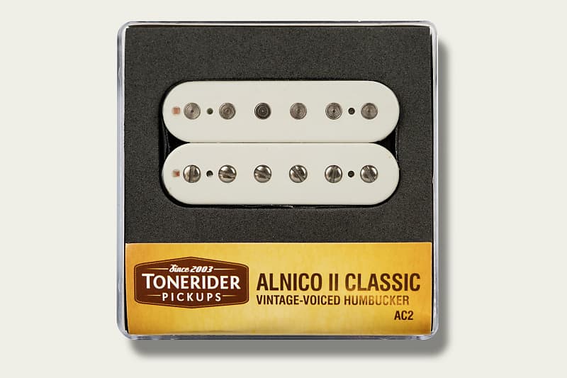 Tonerider Alnico II Classics Bridge Humbucker Pickup White (F | Reverb