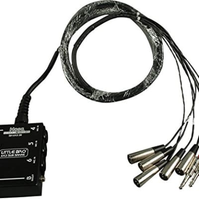 Hosa SH-6X2-30 30 Foot Pro-Conex Little Bro Sub Snake, Hosa 6 | Reverb