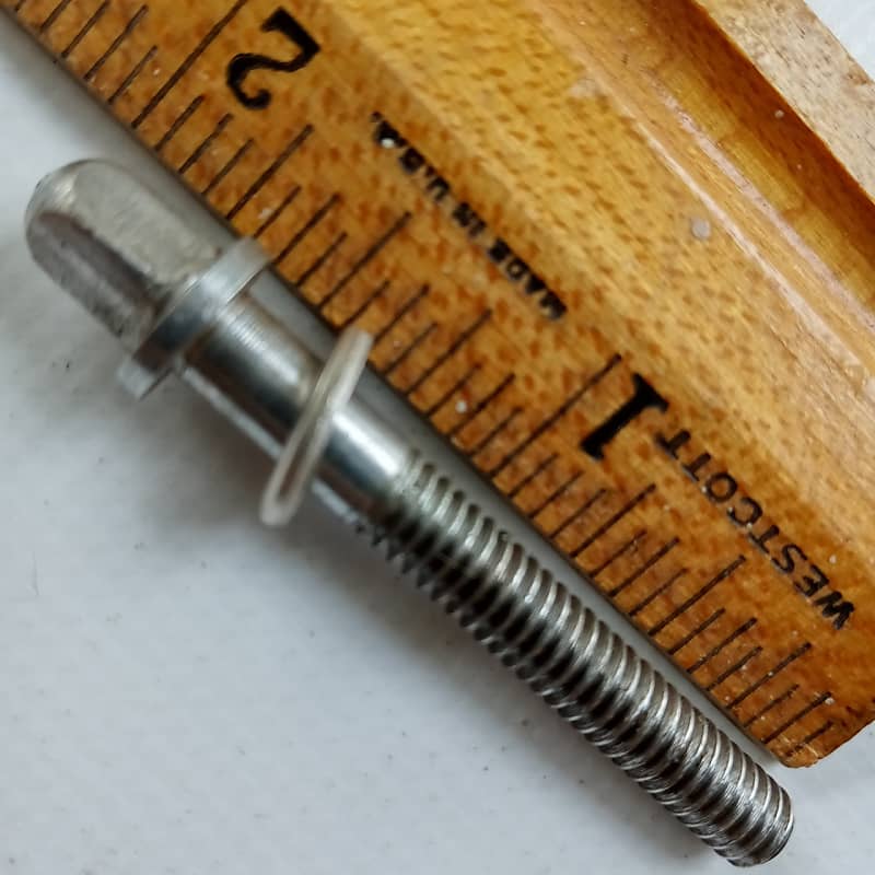 Leedy&Ludwig 1 5/8"12-24 Chrome T-Rod Snare/Tom Drum Tension | Reverb