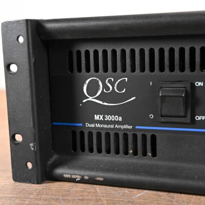 QSC MX 3000a 2-Channel Power Amplifier CG01A9E | Reverb