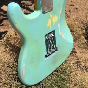Fender Stratocaster - Daphne Blue (Hard Relic) | Reverb