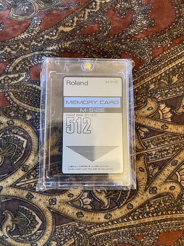 Roland Roland M-512E memory card | Reverb