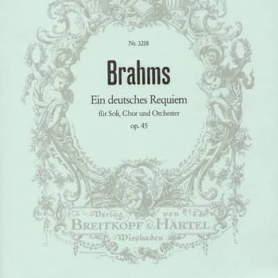 Brahms German Requiem Op 45 Vocal Score | Reverb