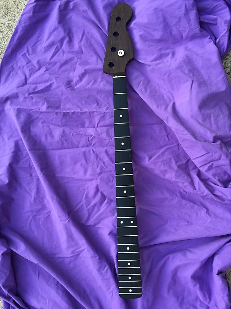 Warmoth Wenge Jazz Bass Neck Wenge Ebony | Reverb