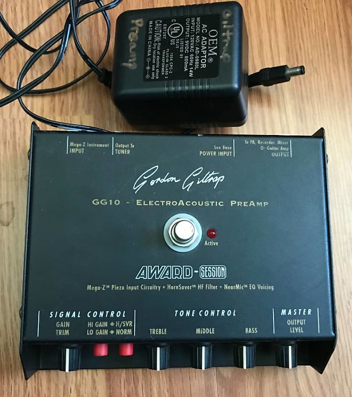 Award Session GG10 Morley AP10 Acoustic Instrument Guitar | Reverb UK