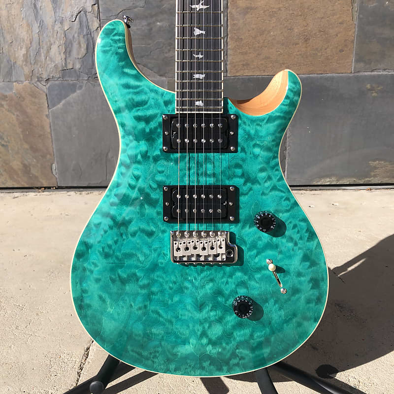 PRS SE Custom 24 Quilt Package Turquoise | Reverb