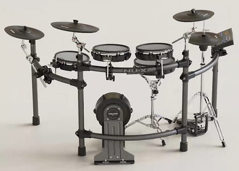 NuX DM-8 Electronic Drum Set w/ Remo Mesh Heads, Expressive | Reverb