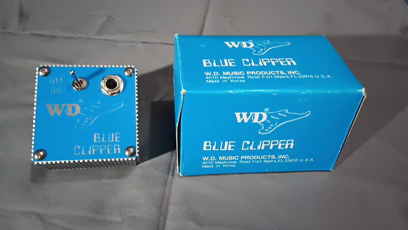WD Blue Clipper Fuzz Effects Box NEW OLD STOCK Rare & | Reverb
