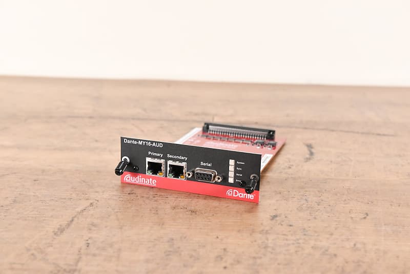 Audinate Dante-MY16-AUD Dante Network Card CG00W40 | Reverb