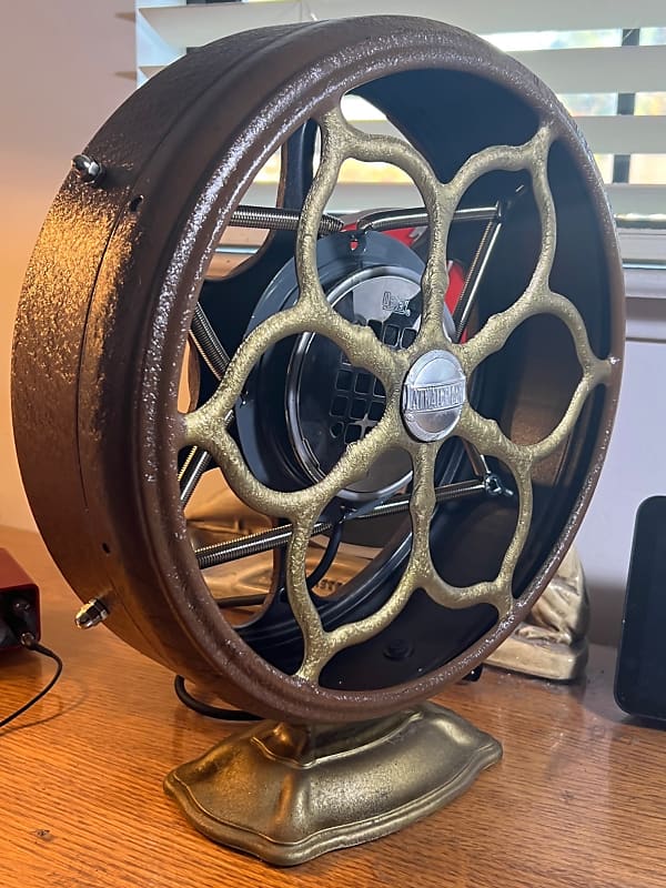 Customized 1920's Atwater-Kent styled Ring Spring Microphone | Reverb