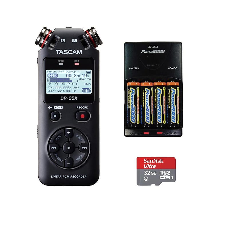 Tascam Tascam DR-05X Stereo Handheld Digital-Audio Recorder | Reverb
