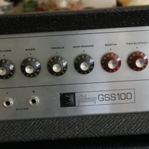 Gibson GSS 100 1968 Black Grey Tolex | Reverb