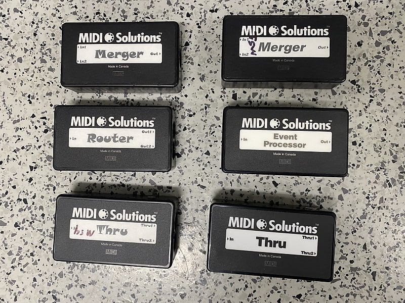 MIDI Solutions Merger Router Thru & Event Processor - USED | Reverb