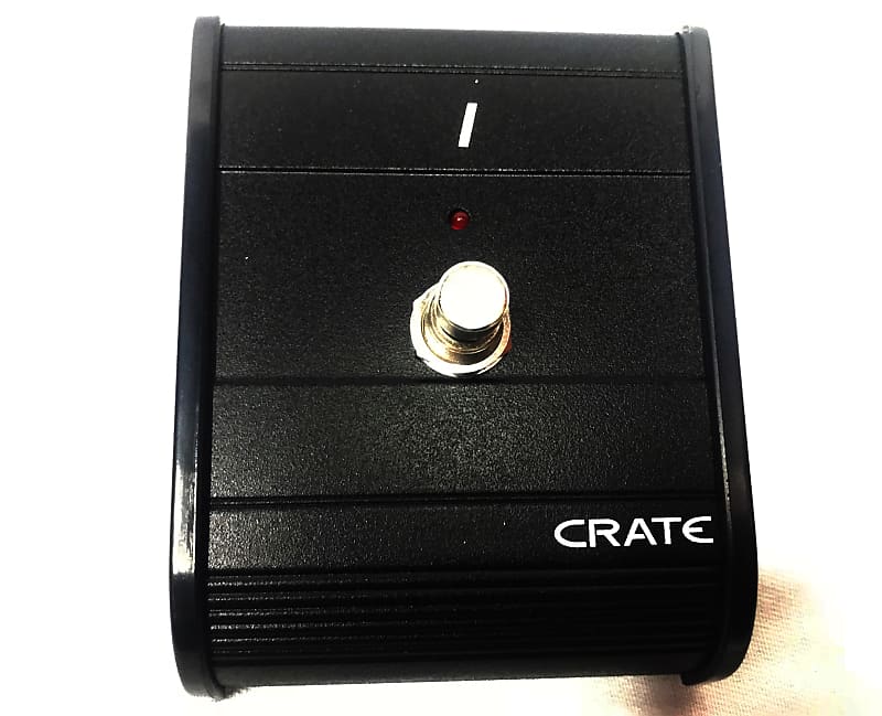 Crate CFS1 Footswitch Universal Single Button Foot Switch | Reverb